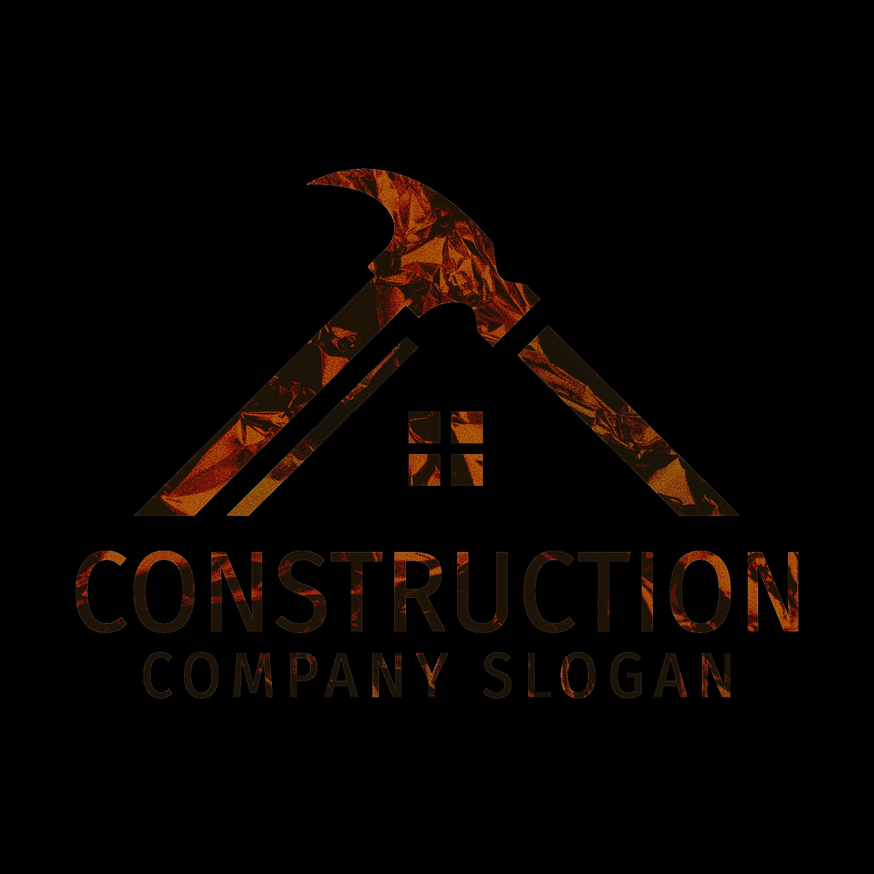 Custom Construction Logo | Construction Logo Design | Hammer Logo ...