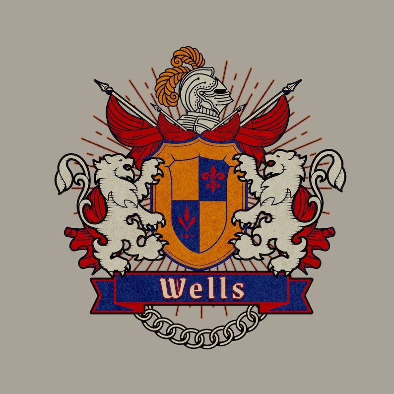 Family Crest Coat of Arms | Custom Logo Design | Family Crest - Etsy