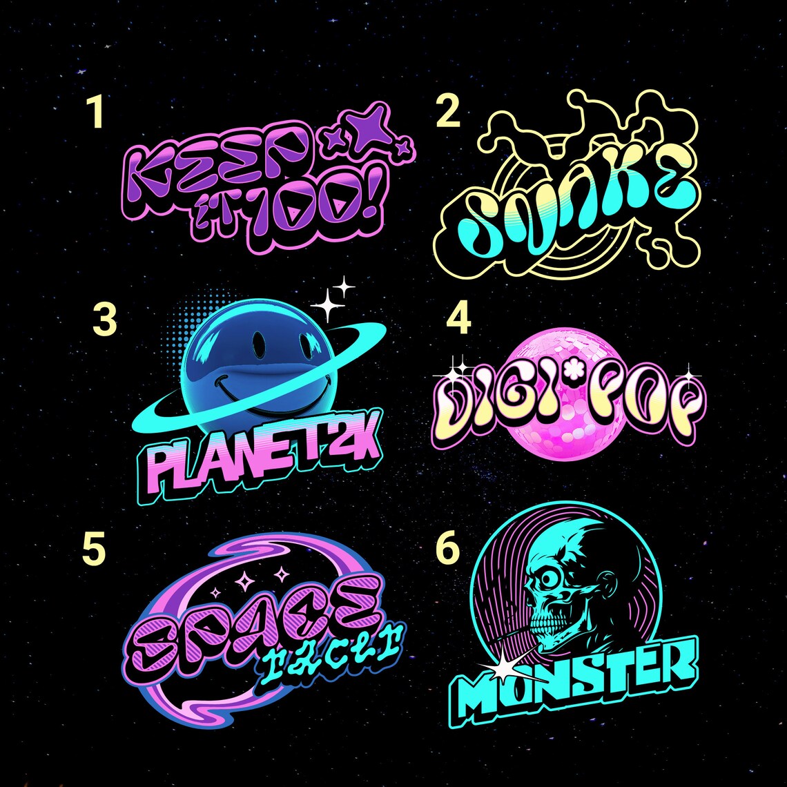 Ustom Digital Y2K Logo, Y2K Streetwear Logos, 2000s - Etsy
