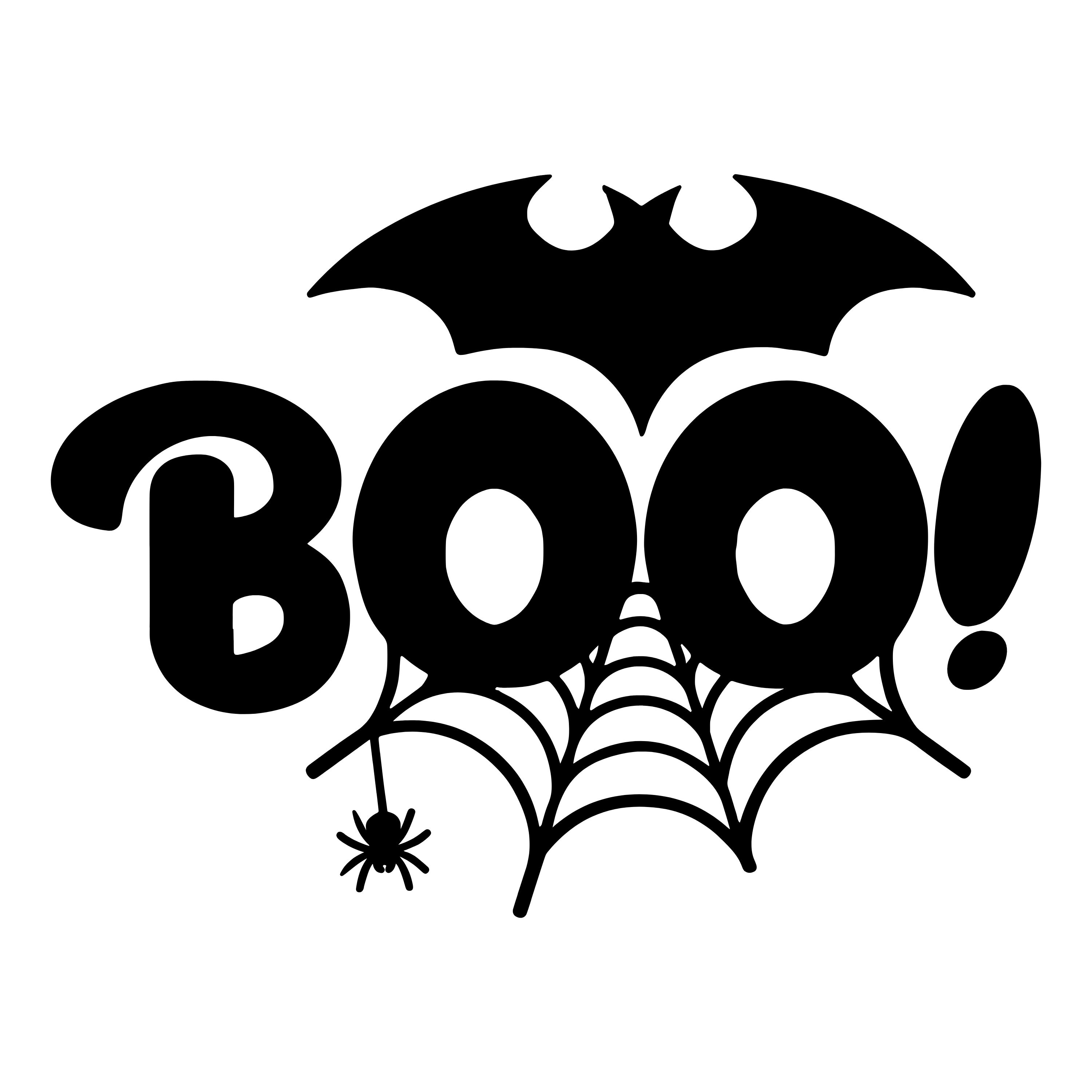 Boo Svg Halloween Svg Boo Silhouette Svg Halloween Boo Etsy