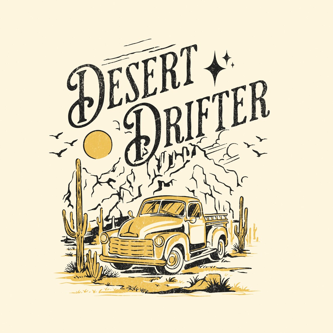 Desert Drifter PNG, Western PNG, Western Sublimation, Desert PNG ...