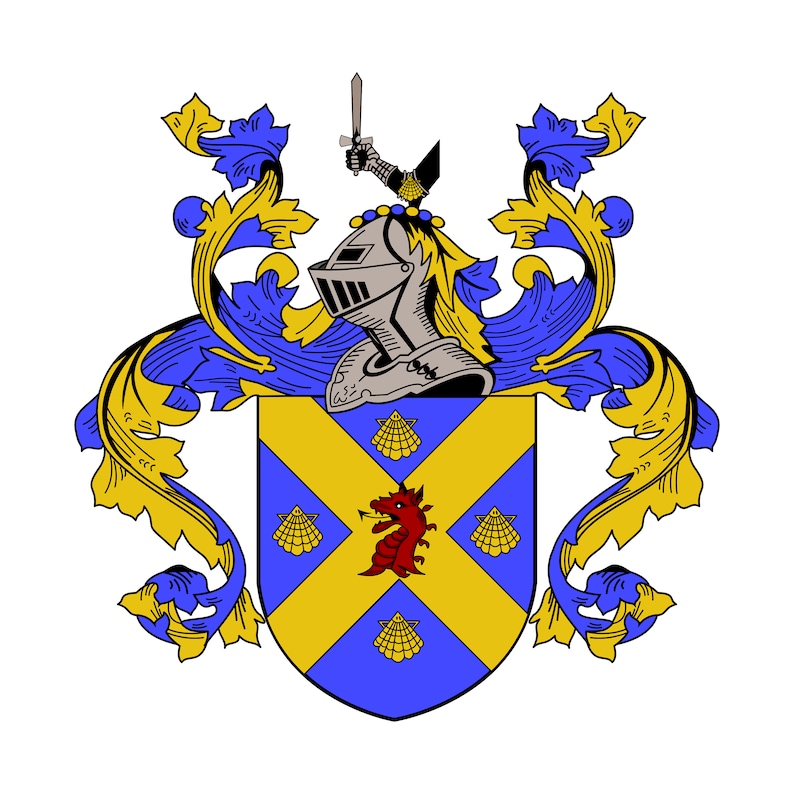 Family Crest Coat of Arms | Custom Logo Design | Family Crest - Etsy