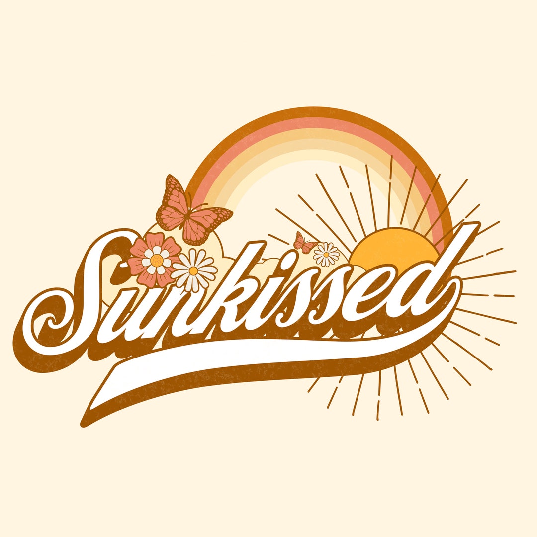 Sunkissed PNG, Summer PNG, Beach Life, Rainbow Png, Designs Downloads, Boho Sublimations, PNG ...