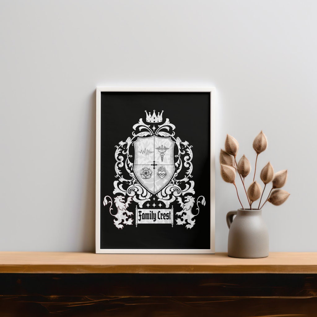 Family Crest Coat of Arms Custom Logo Design Family Crest Svg, Png, Jpg ...