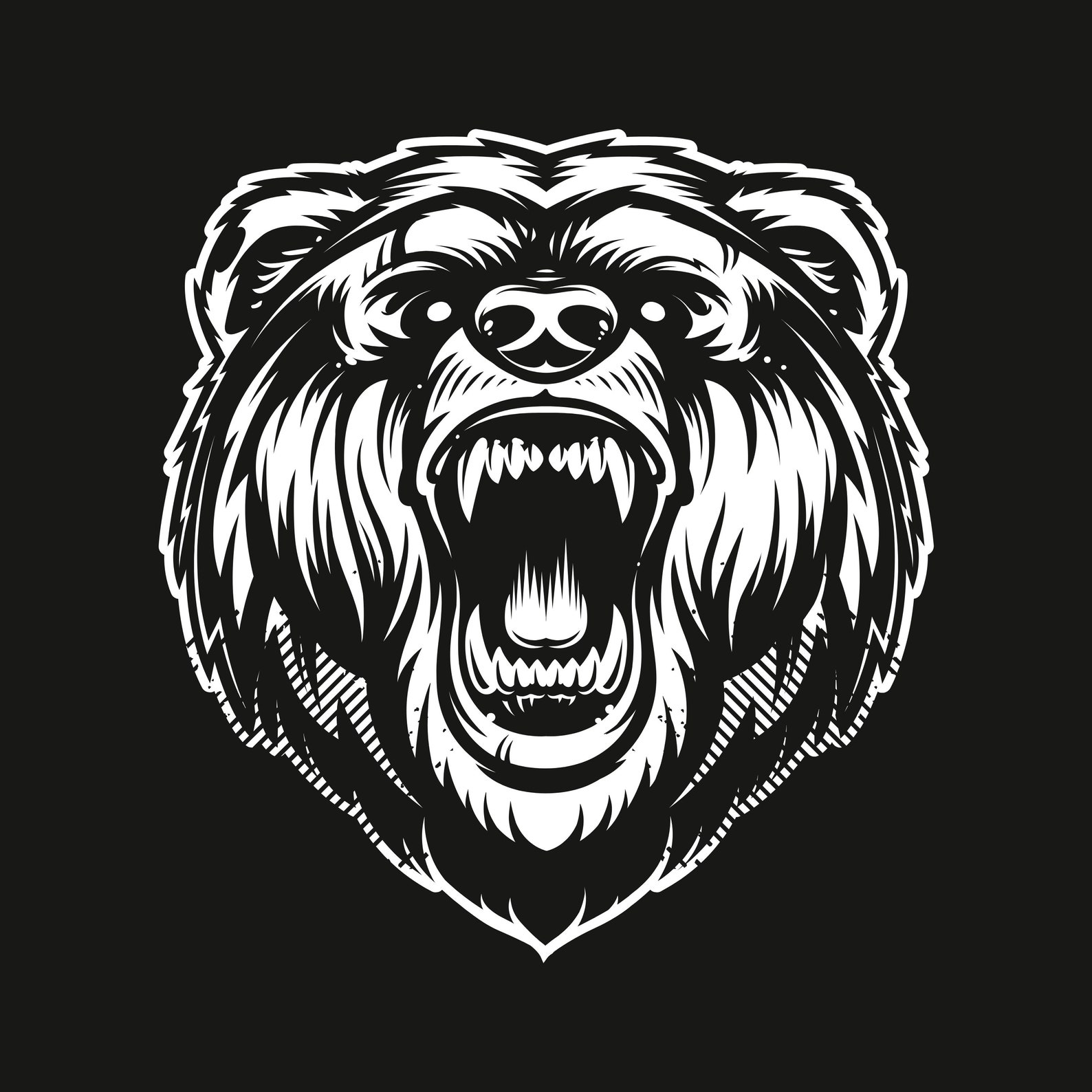 Bear Head SVG , Bear Svg Cut File, Animal PNG Files, - Etsy