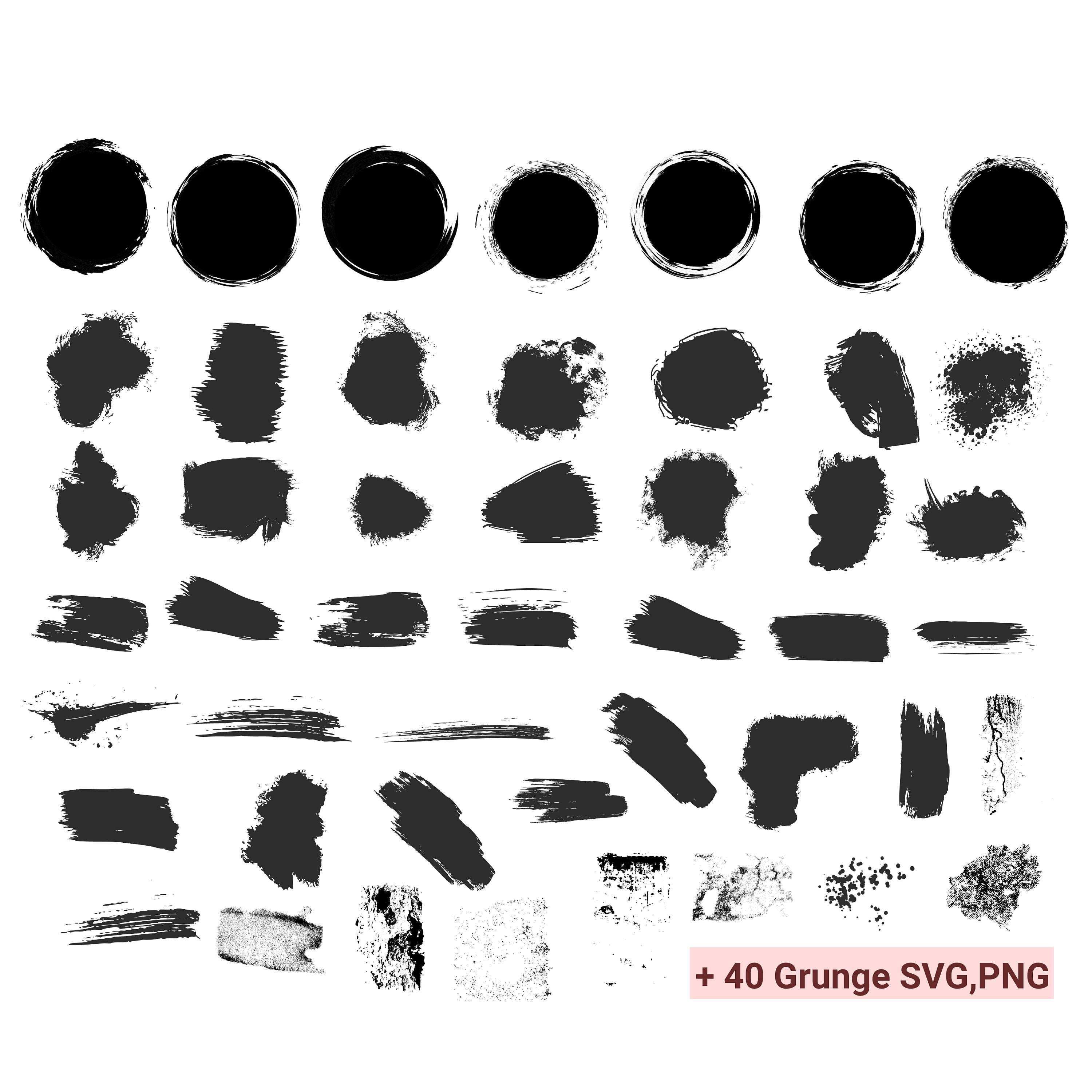 Distressed Grunge SVG, Distressed SVG, Bundle SVG, Distressed Backround ...