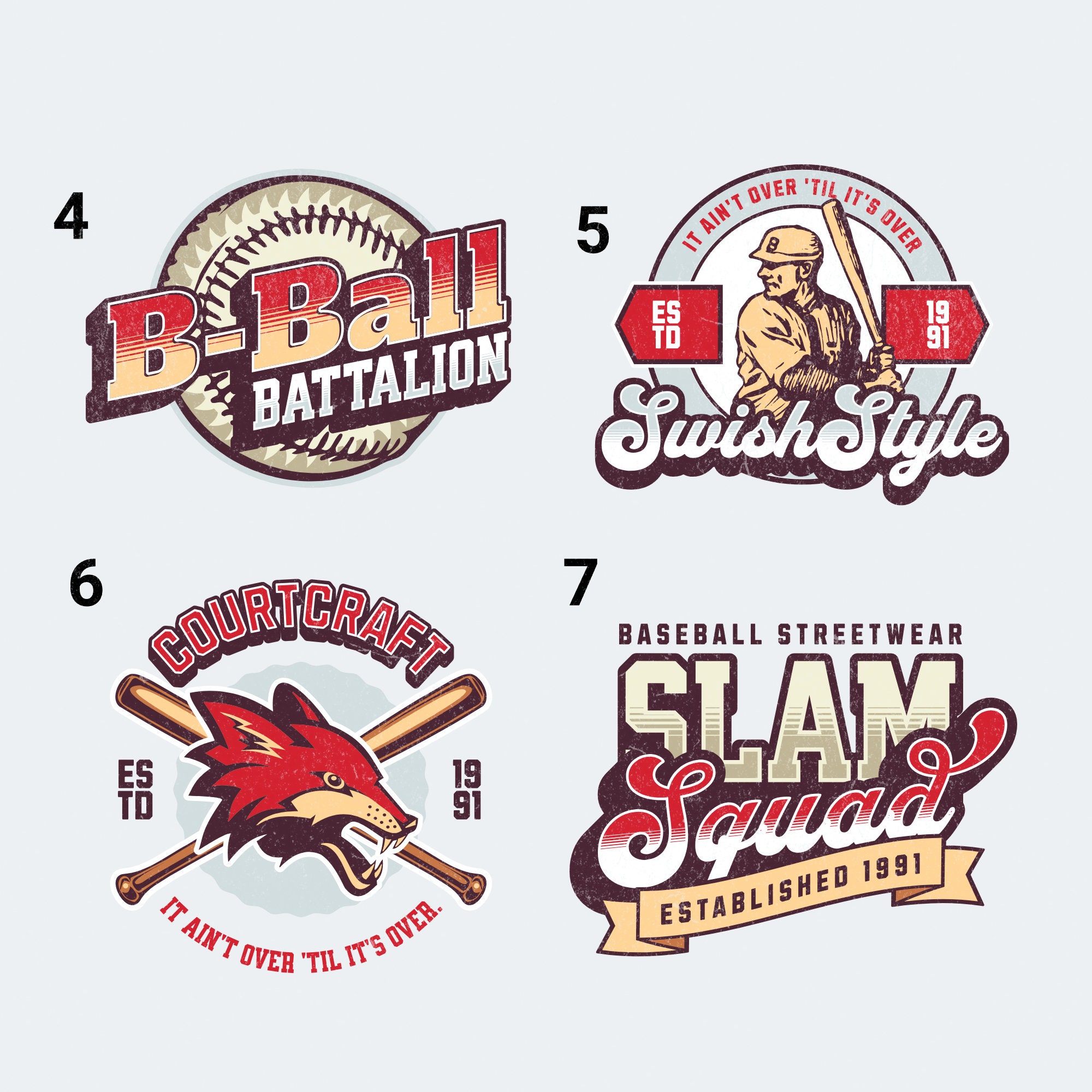 Customizable Logo Design Baseball Logo Team Logo Little League Logo ...