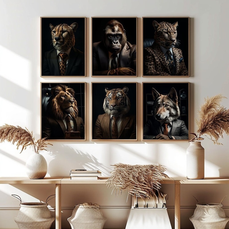 Animal Poster - Etsy