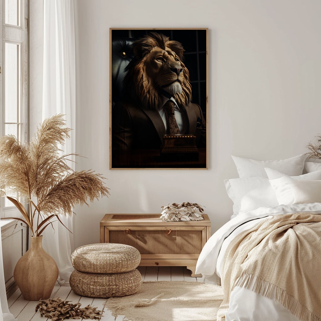 Lion Print - Animal Print - Digital Download - Animal Printable ...