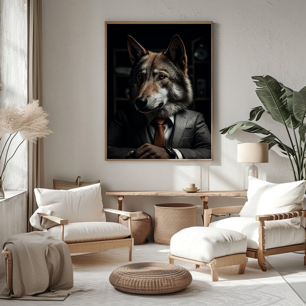 Wolf Printable - Animal Print - Wolf Print - Digital Download - Animal ...