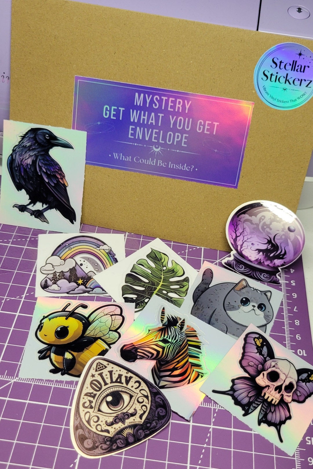 Mystery Get What You Get Sticker Pack Evelope 3 Kinds Available ...