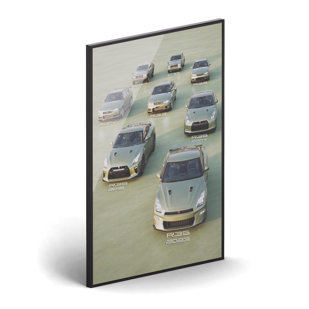 Nissan GTR Evolution Poster - Etsy