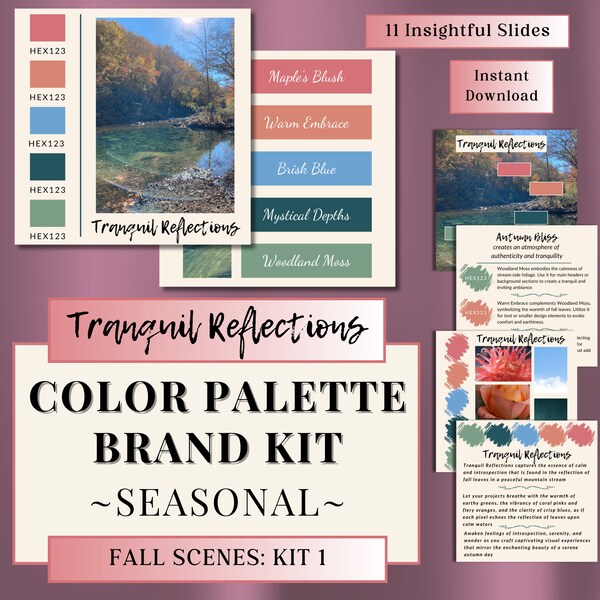 Color Palette Canva - Etsy
