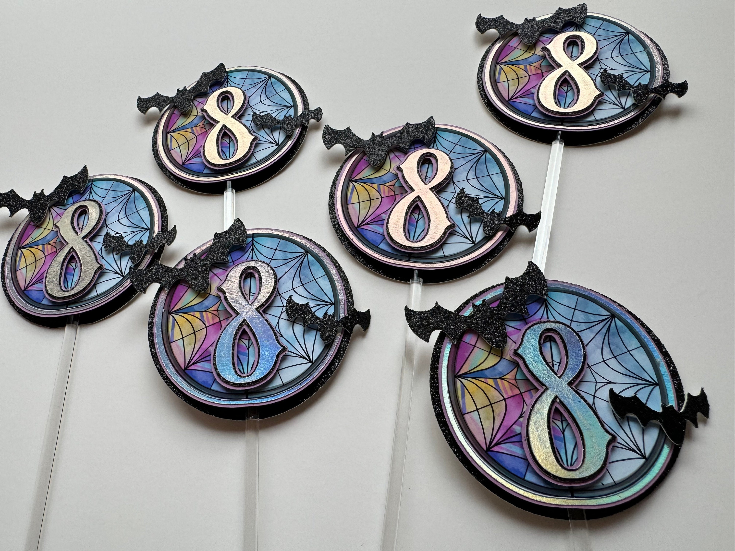 Wednesday Themed Cupcake Toppers | Personalized | Custom - Etsy