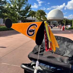 Disney Inspired Stroller Flag | Stroller Name Tag | Stroller Banner ...