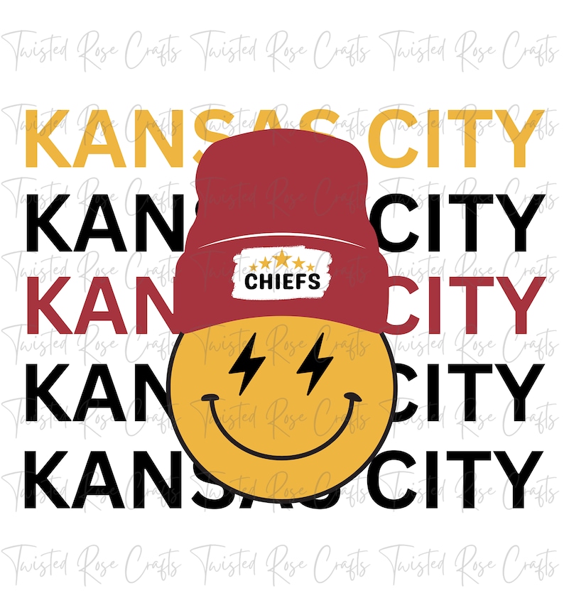 Kansas City Chiefs Smiley - Etsy