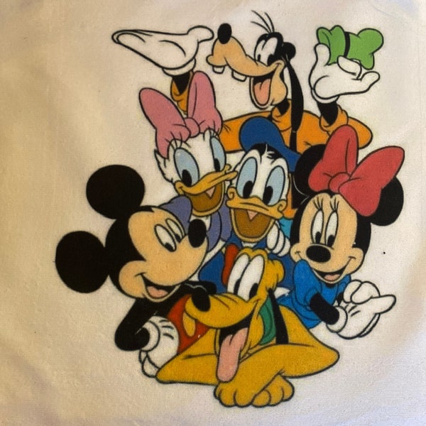 Mickey Mouse Wash Cloth - Etsy