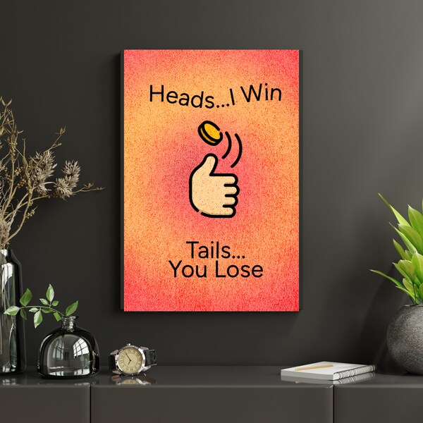 Head I Win Tails You Lose Coin - Etsy