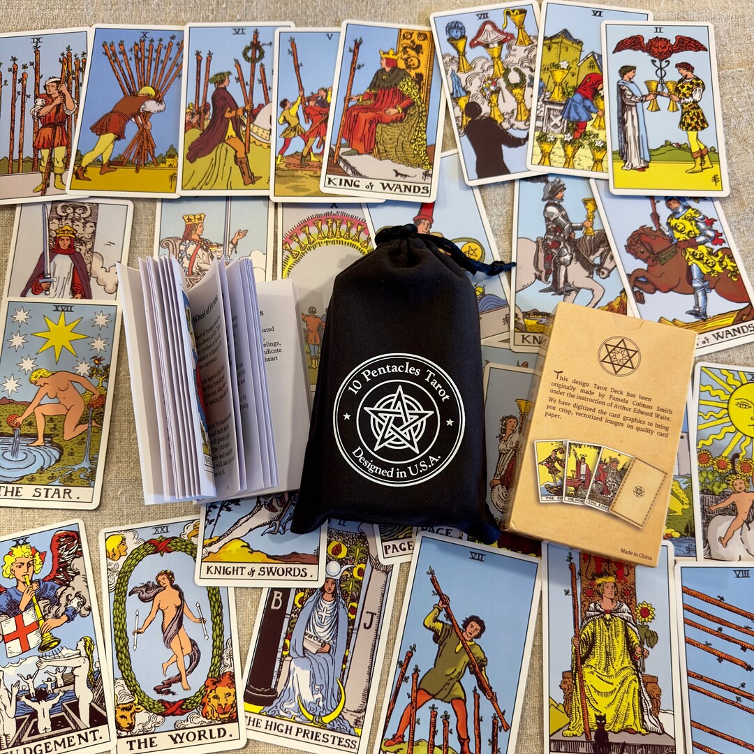 Classic Tarot Deck 3x 5 Set 78 Cards Universal Waite Spirit Tarot ...