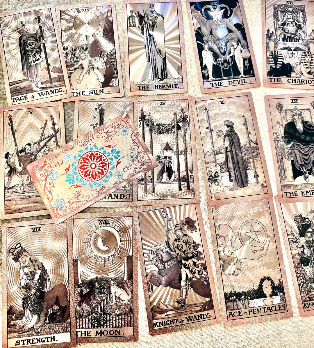 PREORDER! Radiant Wise Spirit Tarot Deck: Silver Pink Foil, Eco Plastic ...