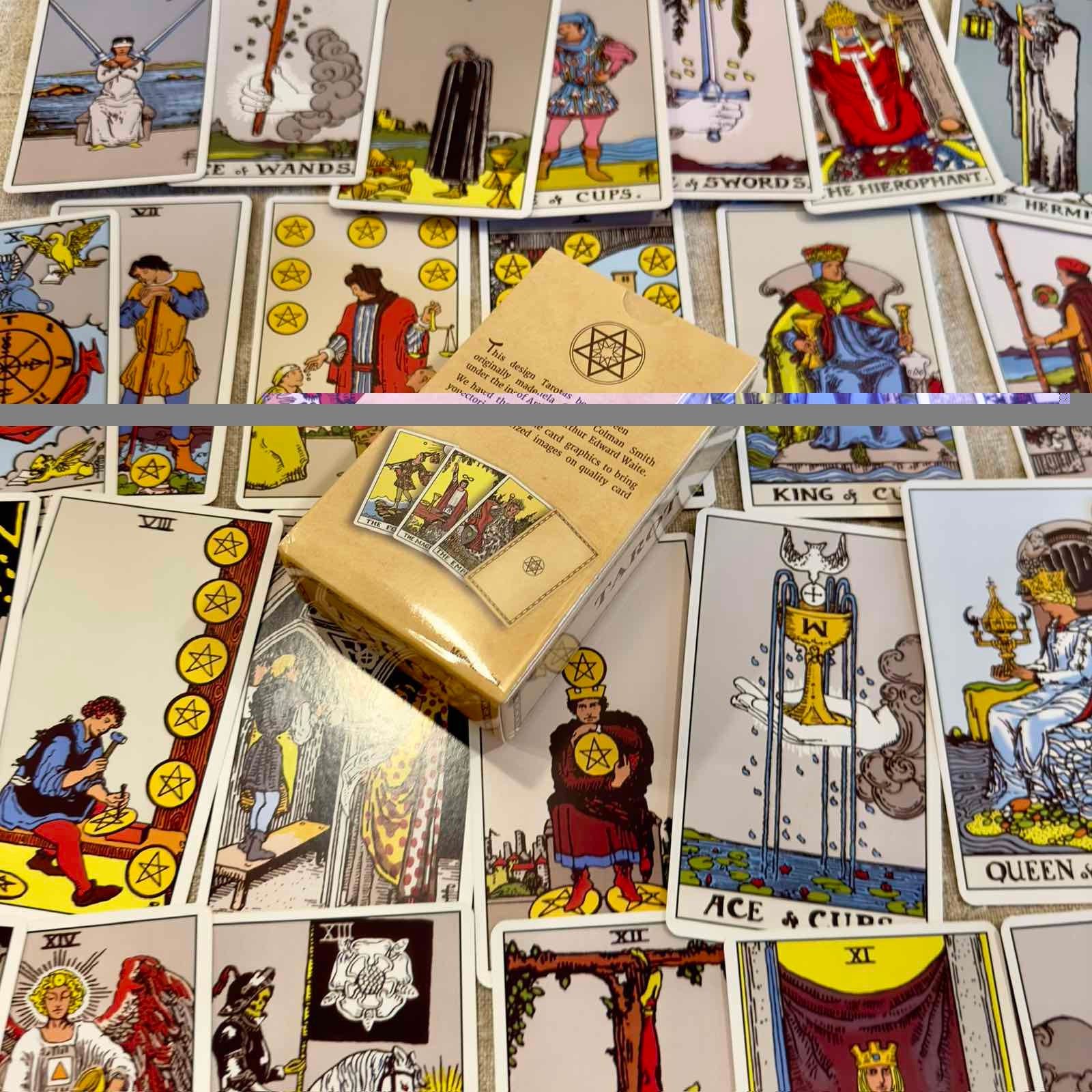 Classic Tarot Deck 3x 5 Set 78 Cards Universal Waite Spirit Tarot ...