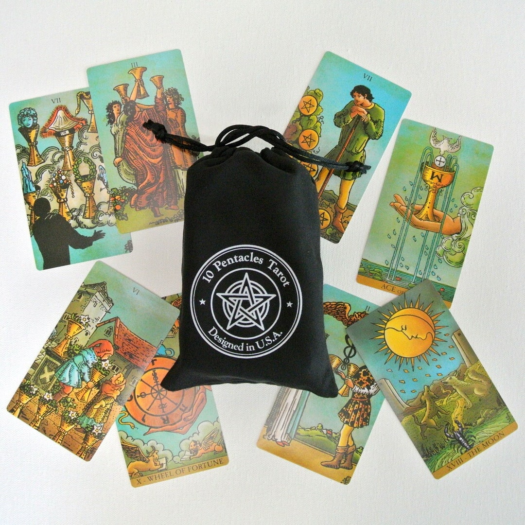 Original Size Vintage Borderless 78 Tarot Deck Classic Cards - Etsy