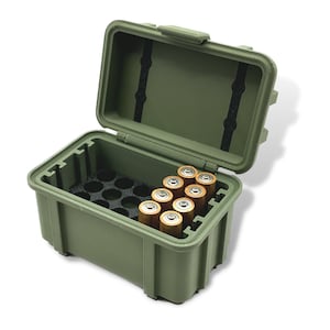 Battery Storage Army / Military Box for Batteries in Olive / Camouflage ...