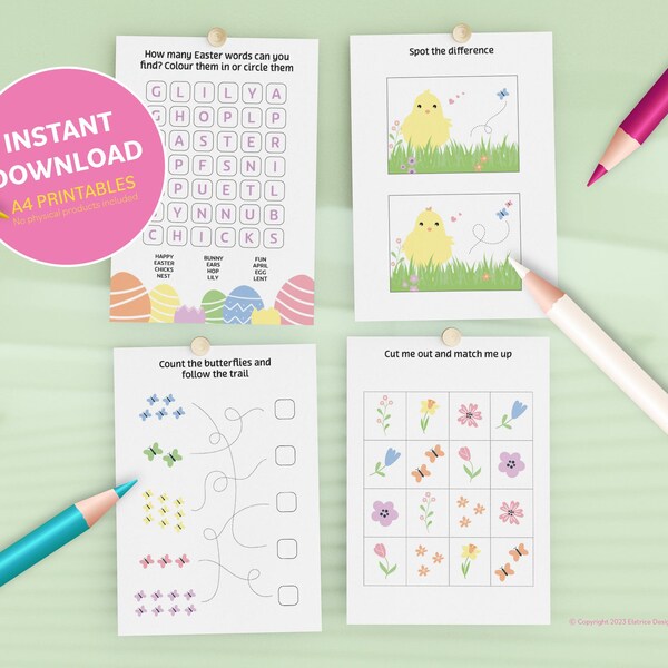 Easter Activities - Etsy