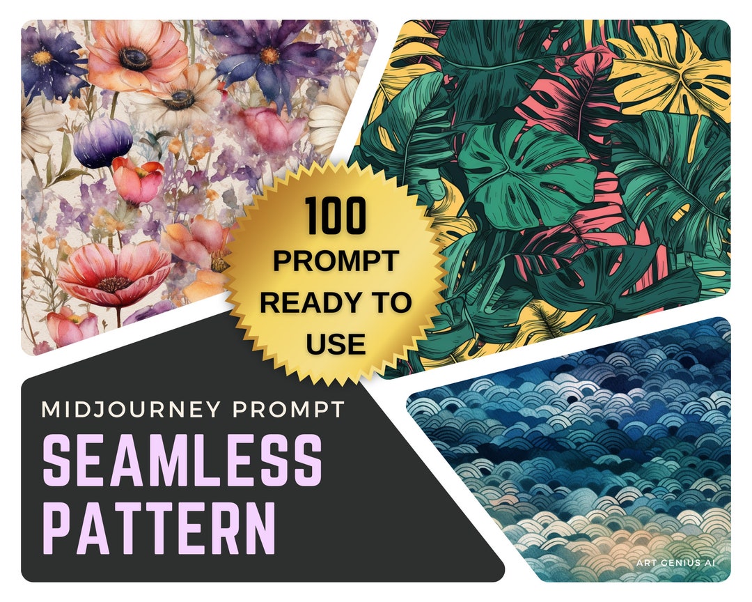 100 Prompts for Seamless Pattern Designs Midjourney Ai Art Digital Art ... 100 Prompts for Seamless Pattern Designs Midjourney Ai Art Digital Art ...