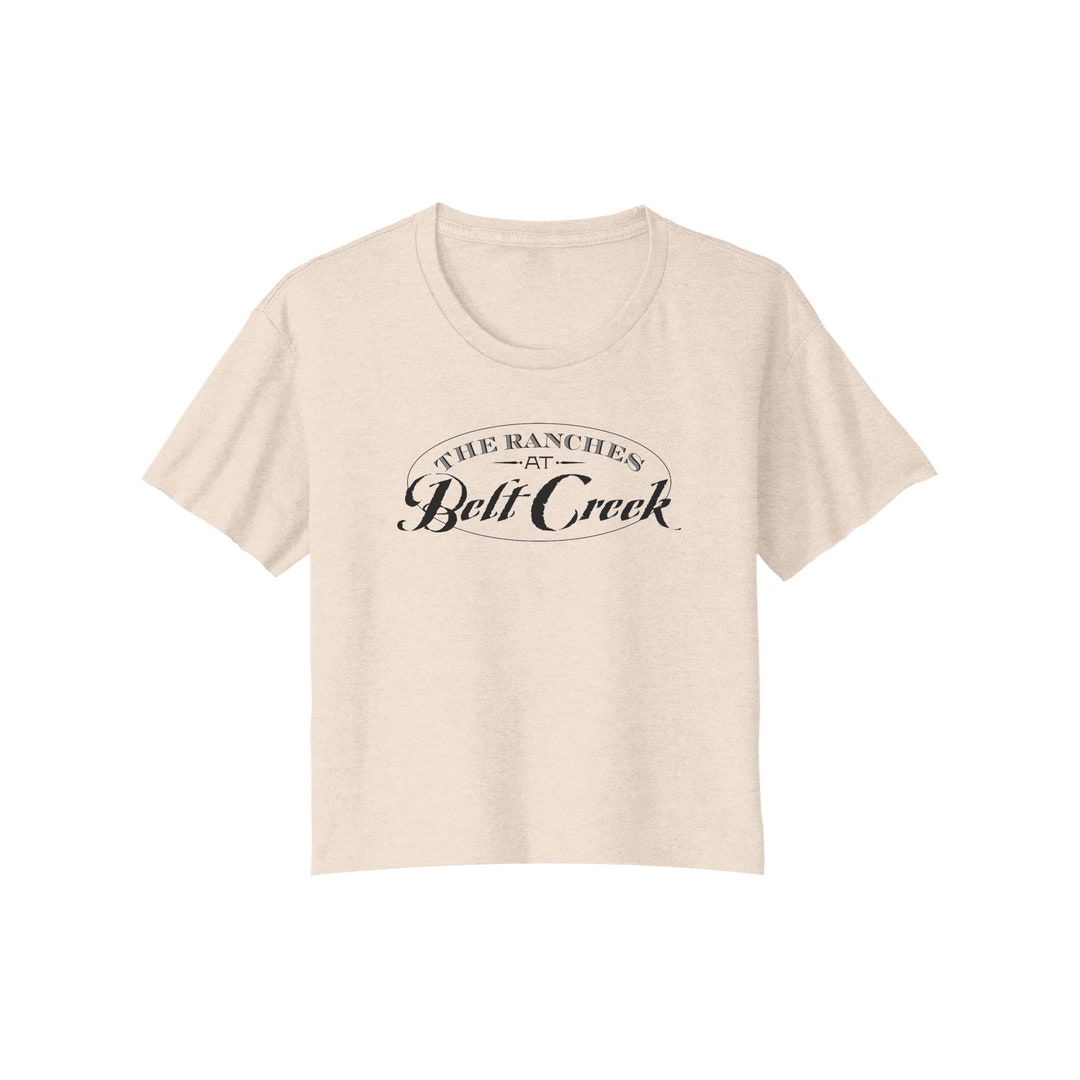 RBC Ladies Flowy Crop T-shirt Black Logo - Etsy