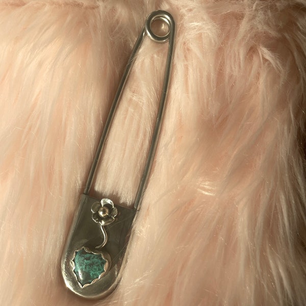 Heart Safety Pin - Etsy