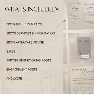 40 Brow Tech Instagram Posts, Brow Tech Instagram Stories, Editable ...