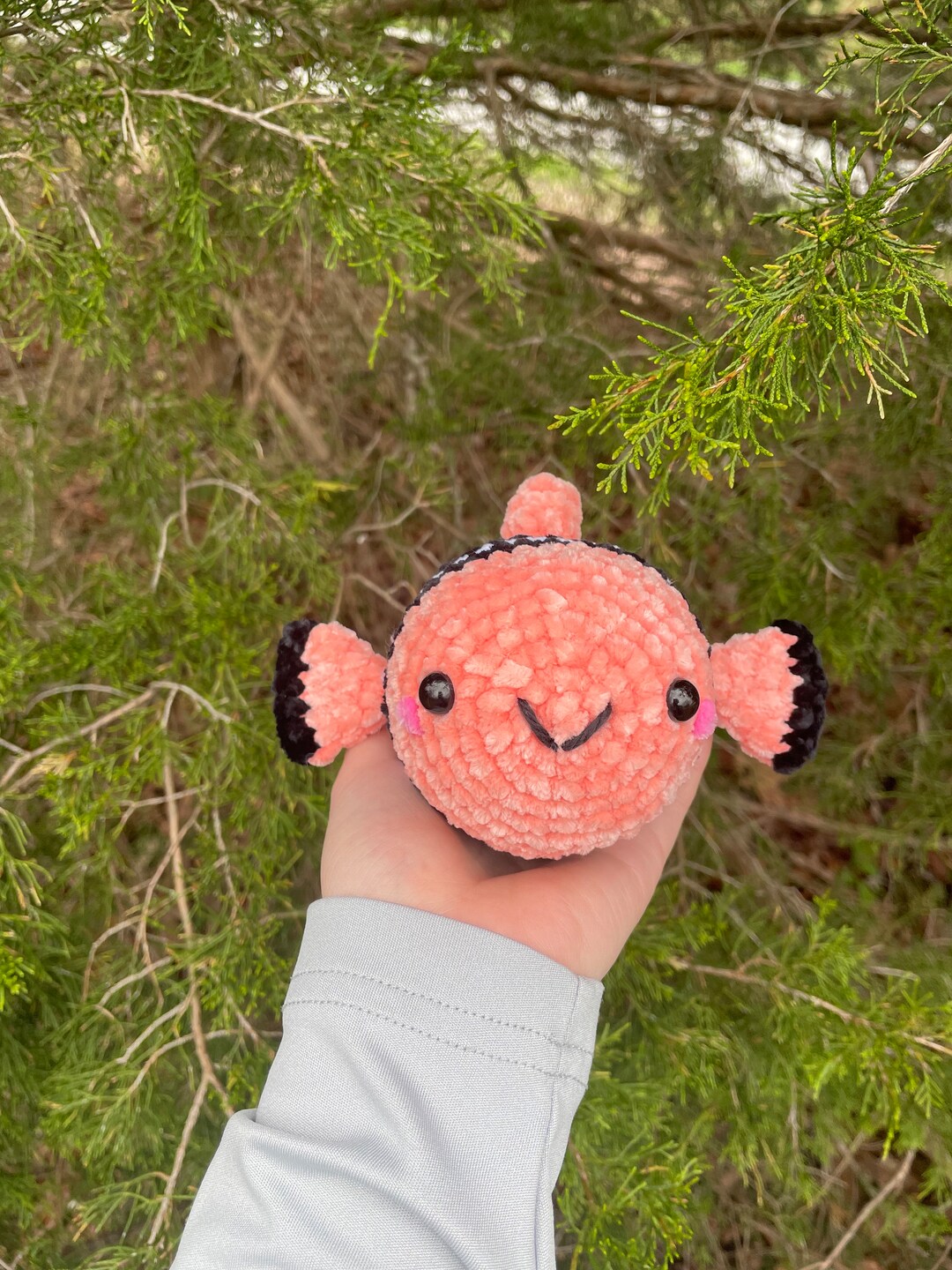 Clownfish Plushie - Etsy
