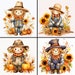 Pumpkin Patch Scarecrow Digital Art High Quality PNG, Small Commercial ...