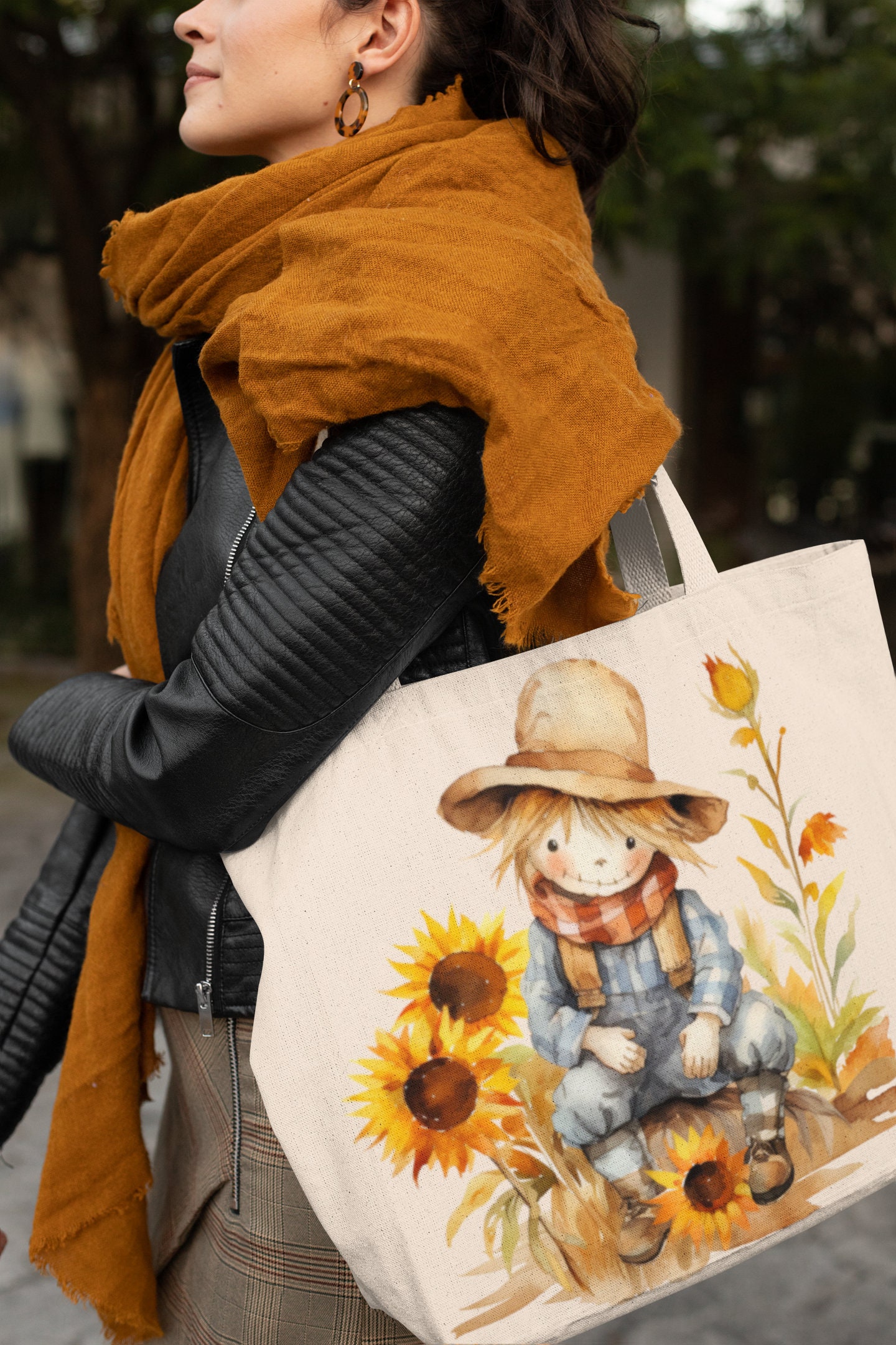 Pumpkin Patch Scarecrow Digital Art High Quality PNG, Small Commercial ...