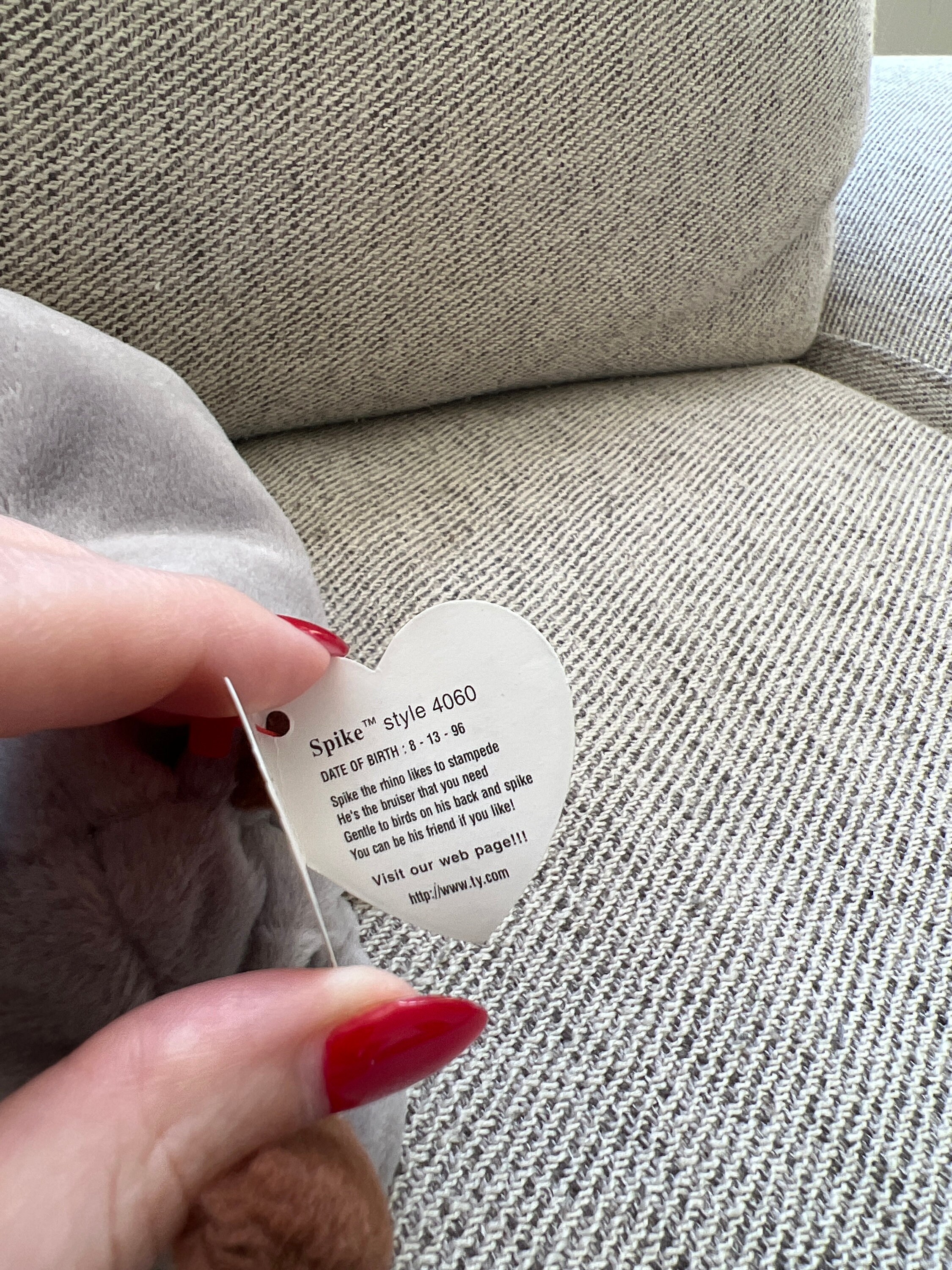 Rare PVC Pellet Spike Beanie Baby With Errors - Etsy