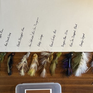 8 Articulated Streamers, Fly Box Included - Etsy