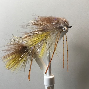 Lil Brown Trout Articulated Streamer - Etsy