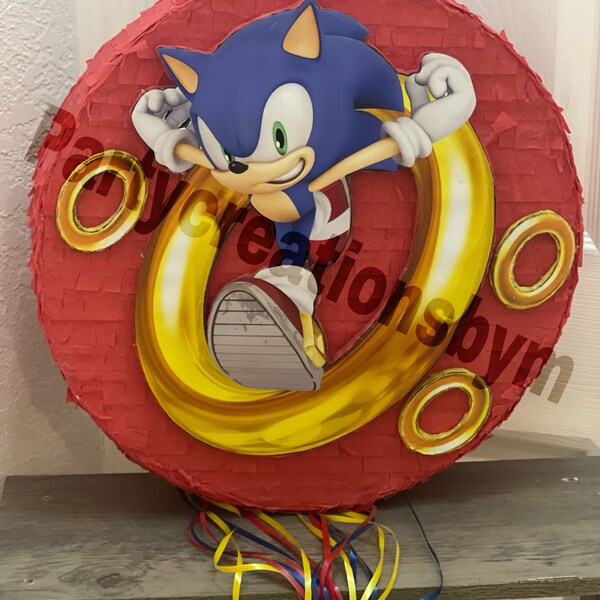 Sonic the Hedgehog Pinata - Etsy