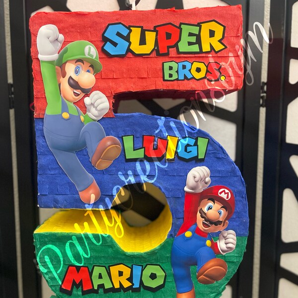 Mario pinata - Etsy México