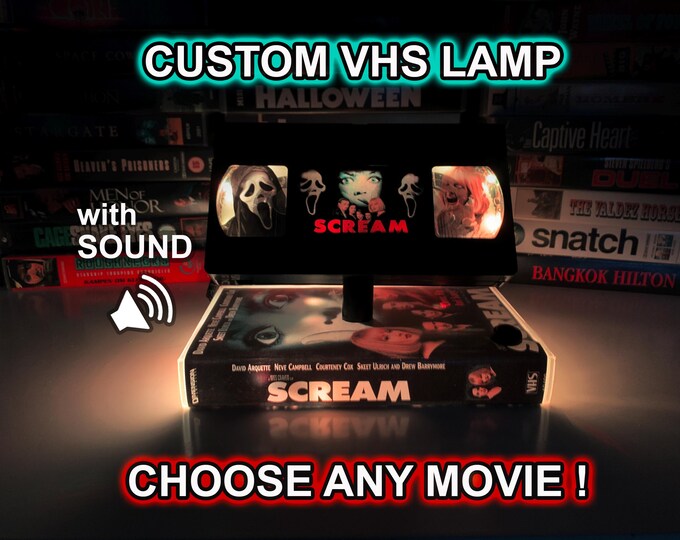 Customize - Horror Movie Vhs Light With Matching Case. You Can Pick the ...