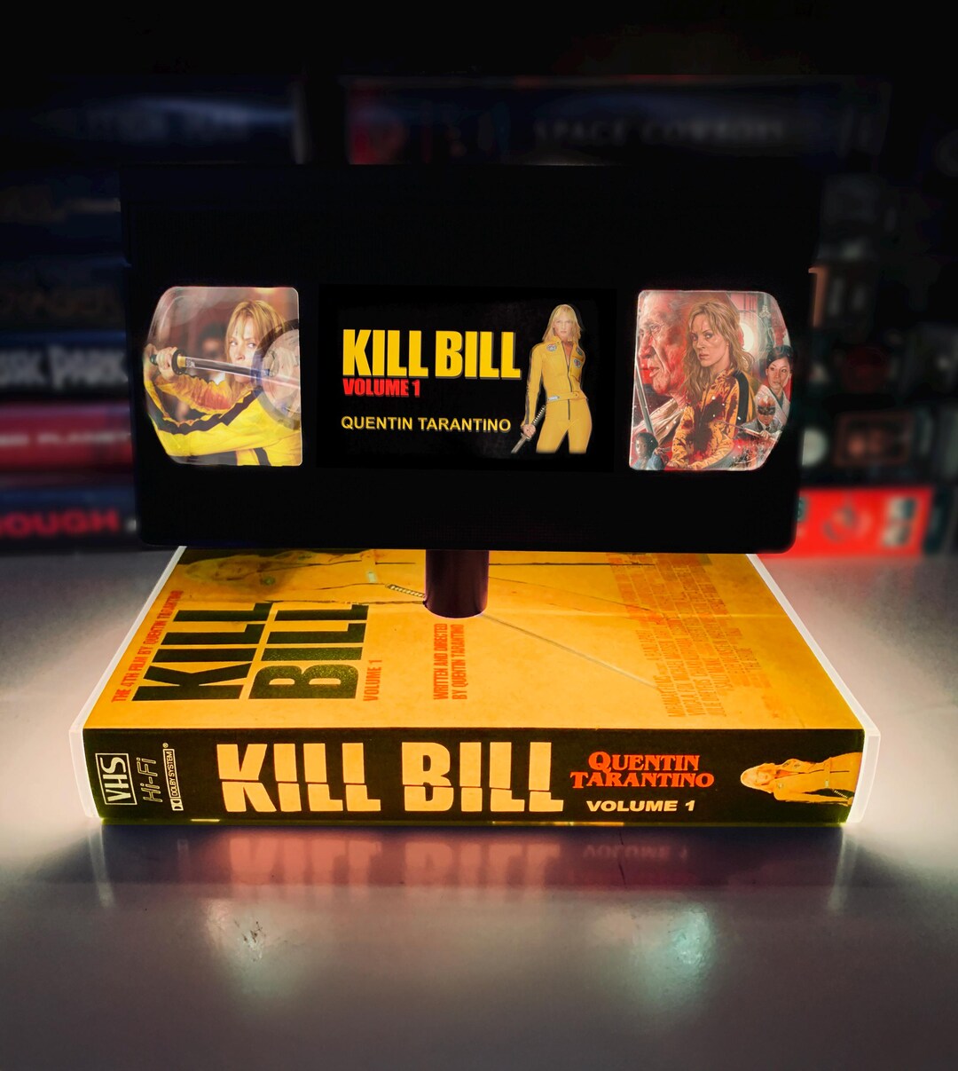 Kill Bill VHS Lamp, Retro Movie Night Light, Quentin Tarantino Decor - Etsy