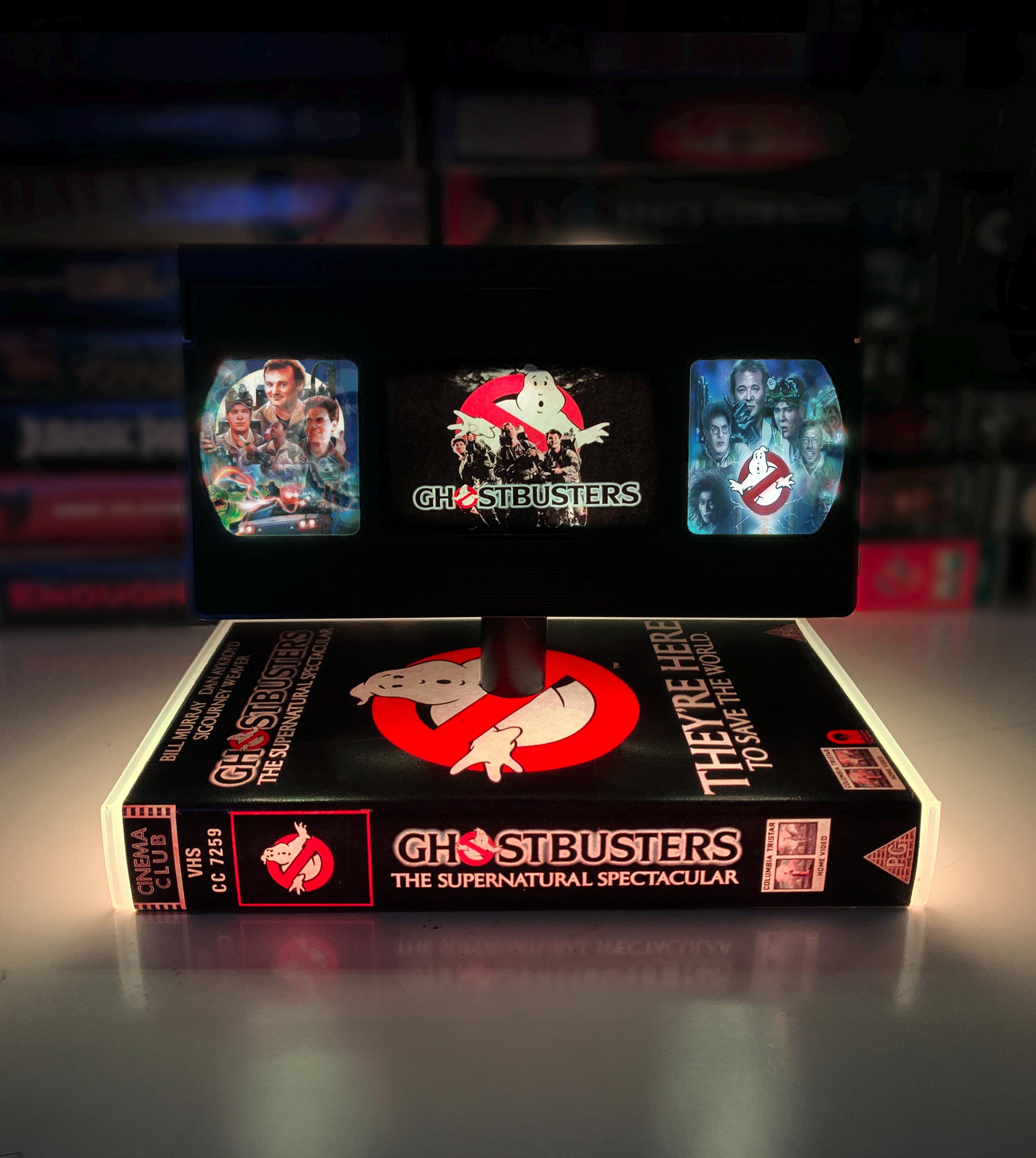 Ghostbusters VHS Table Lamp, Handmade Retro Movie Decor, 80s-90s ...