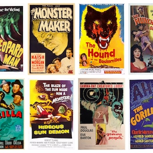 50 Vintage Horror Movie Posters Vol.2: Classic Cinema Art (digital ...
