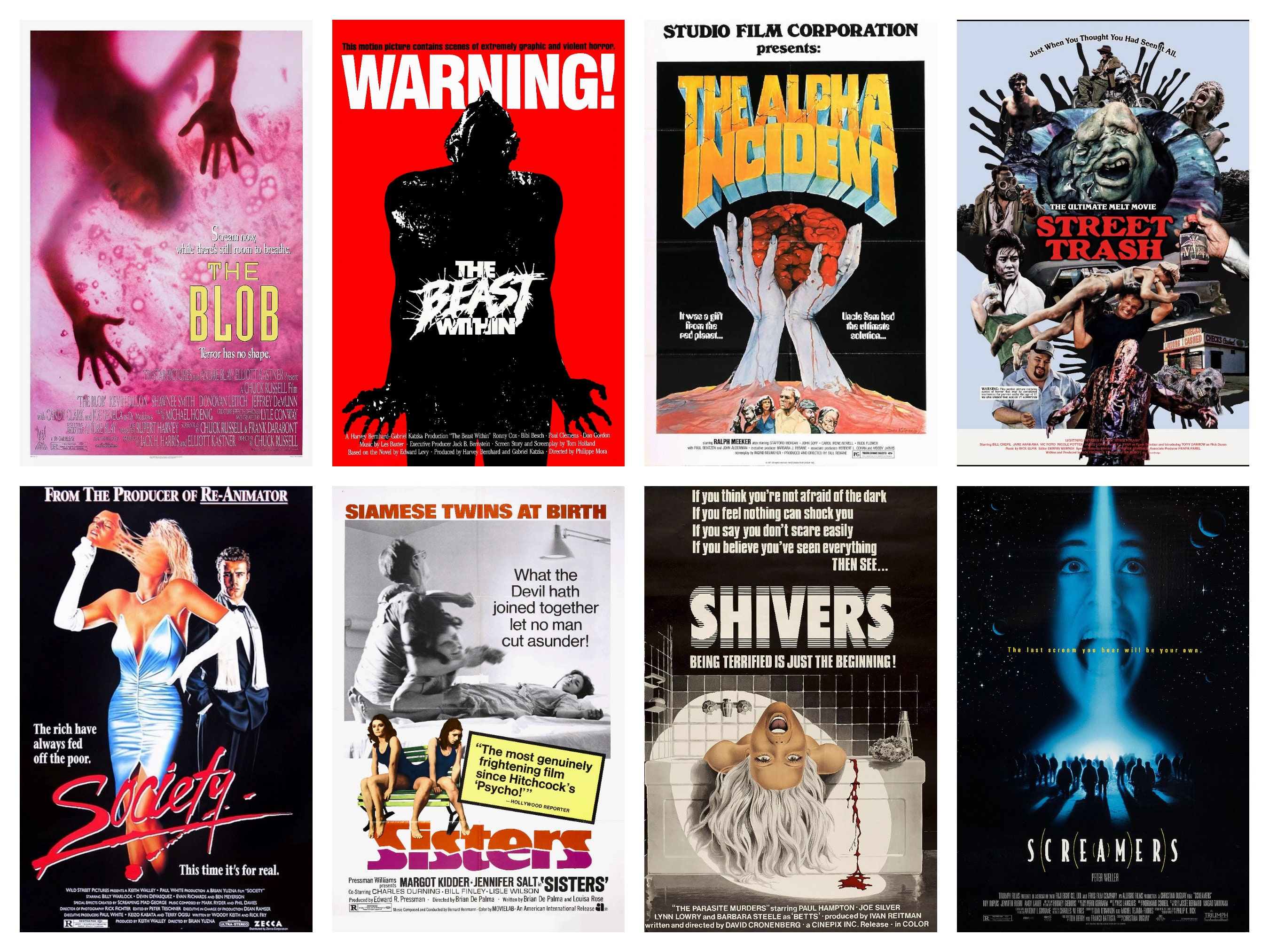Body Horror Movie Posters, Vintage Movie Poster, Classic Film Poster ...