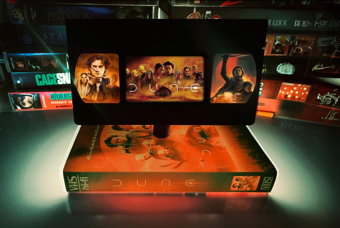 Dune VHS Table Lamp, Retro Movie Decor,80s 90s Nostalgia, Movie Night ...