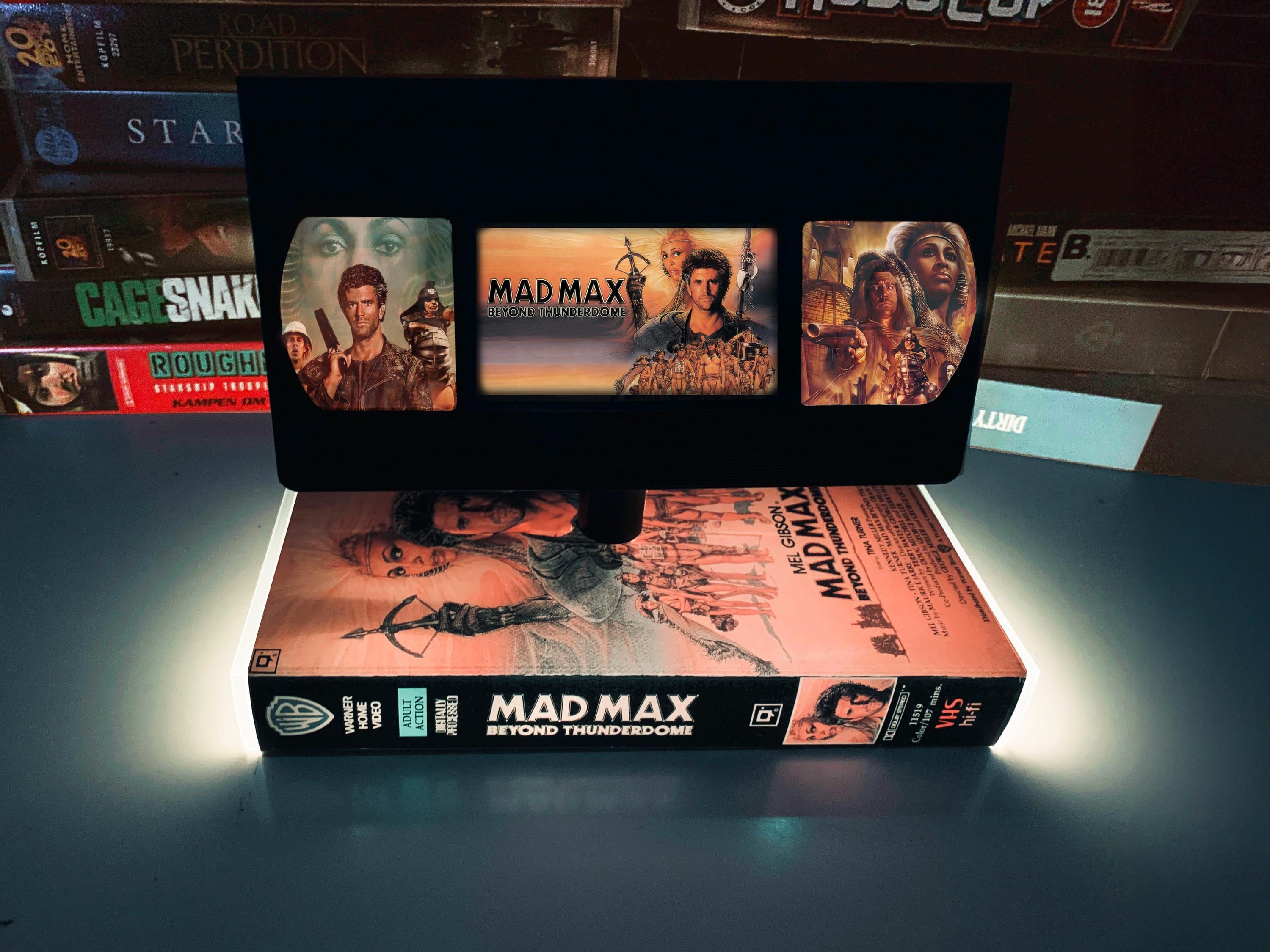 Mad Max VHS Table Lamp, Retro Movie Decor,80s 90s Nostalgia, Movie ...