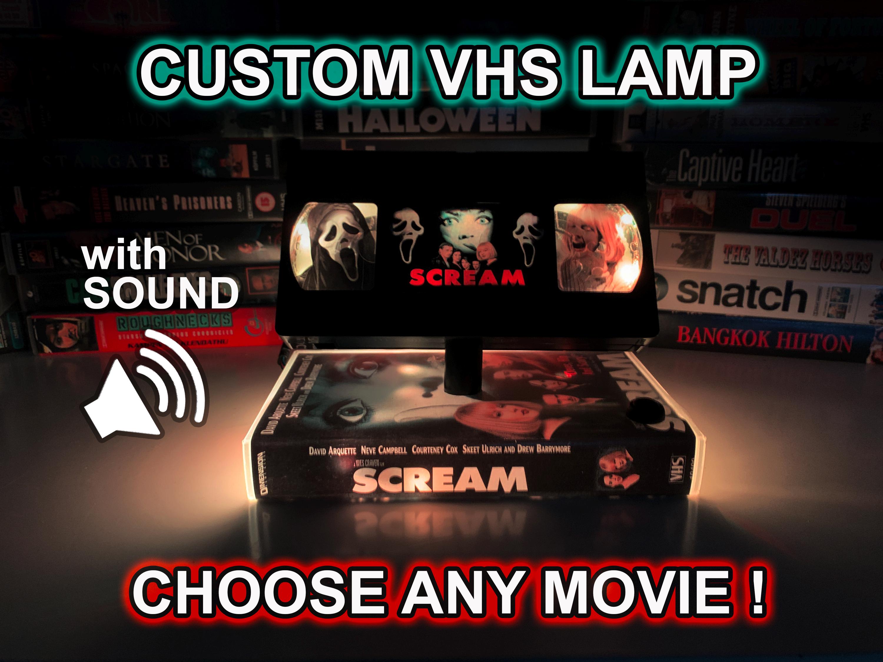 Mad Max VHS Table Lamp, Retro Movie Decor,80s 90s Nostalgia, Movie ...