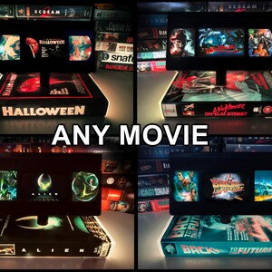 Personalized VHS Table Lamp, Handmade Retro Movie Decor, 80s-90s ...