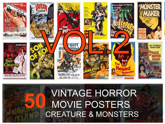Classic Horror Movie Art